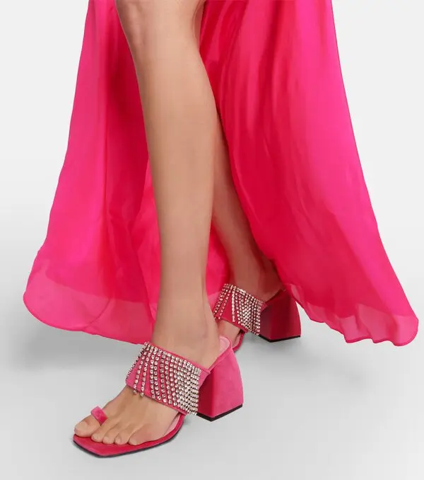 NODALETO Bulla Preston Leather Sandals - Pink