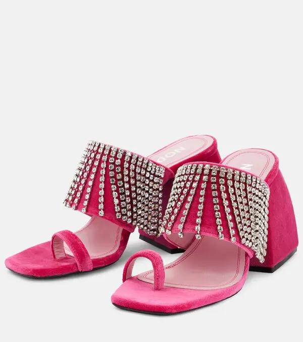 NODALETO Bulla Preston Leather Sandals - Pink