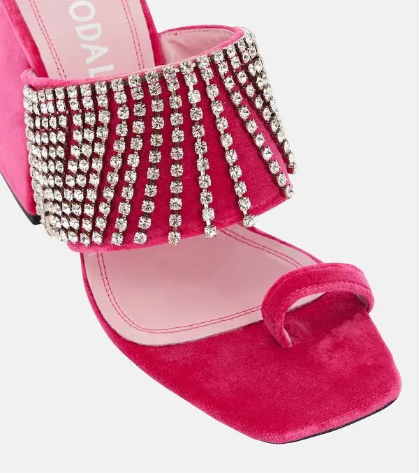 NODALETO Bulla Preston Leather Sandals - Pink