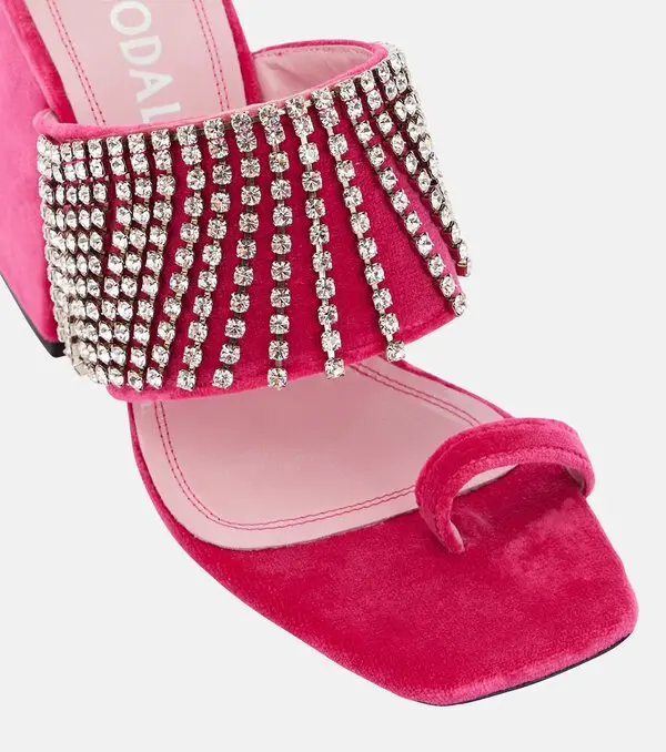 NODALETO Bulla Preston Leather Sandals - Pink