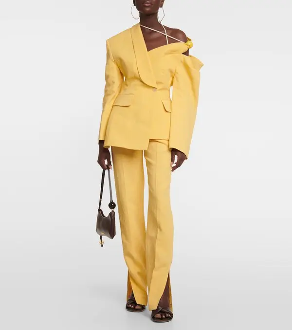 Jacquemus La Veste Baska Linen-blend Blazer
