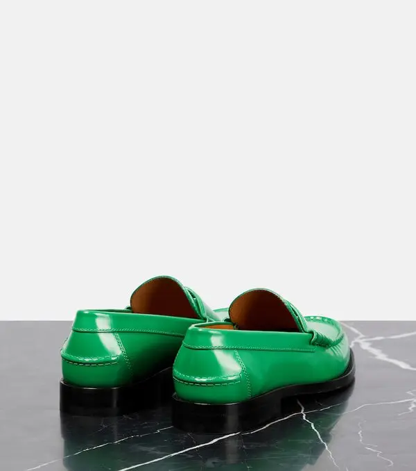 Gucci Interlocking G Leather Loafers
