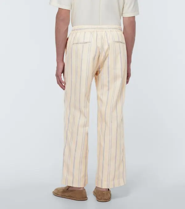 Commas Floral Jacquard Stripe Pants