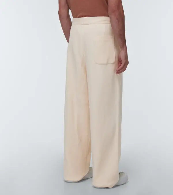 Zegna Straight Cotton Bouclé Pants