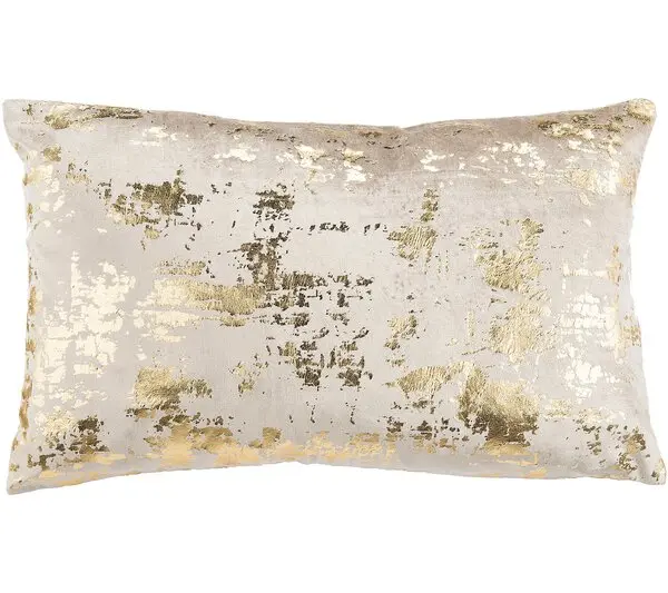 SAFAVIEH Edmee Gold Metallic 12' X 20' Pillow - One-color