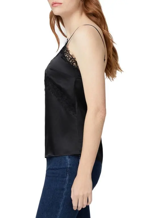 Paige Gwen Lace Trim Silk Camisole
