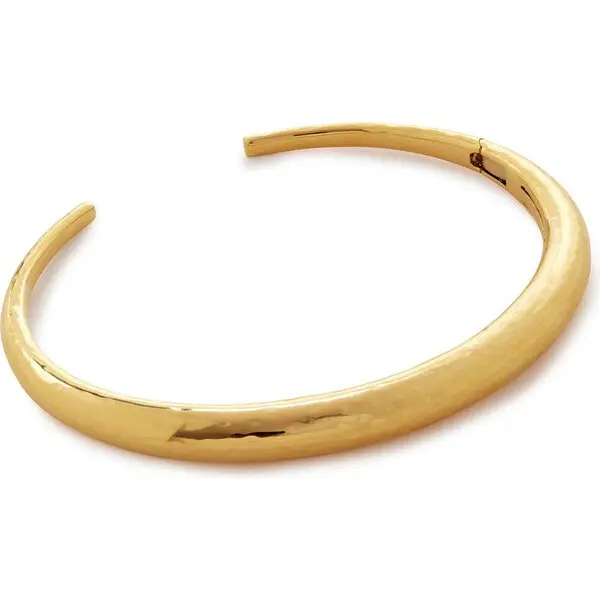 Monica Vinader Deia Cuff Bracelet - 18ct Gold Vermeil/ss