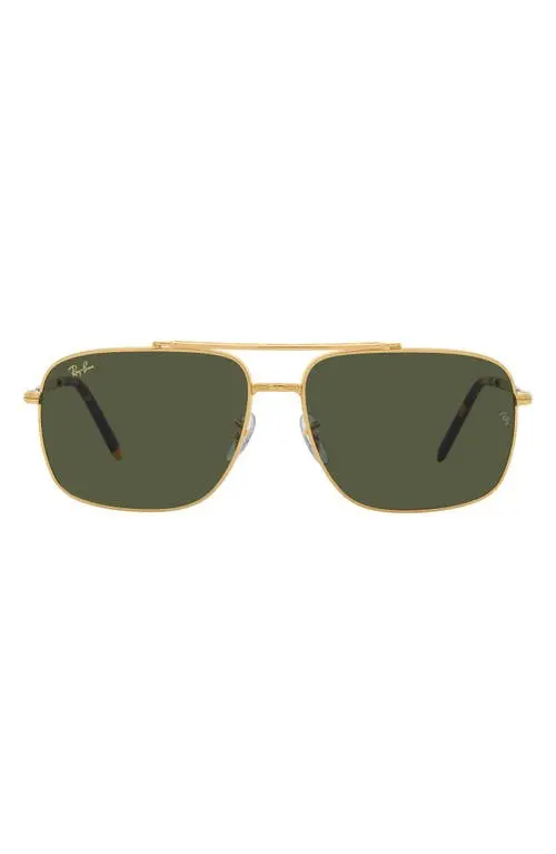 Ray-ban 62mm Pillow Sunglasses - Yellow Gold