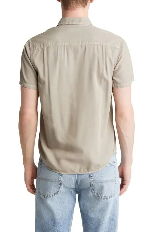 Lucky Brand Lived-in Short Sleeve Button-up Shirt