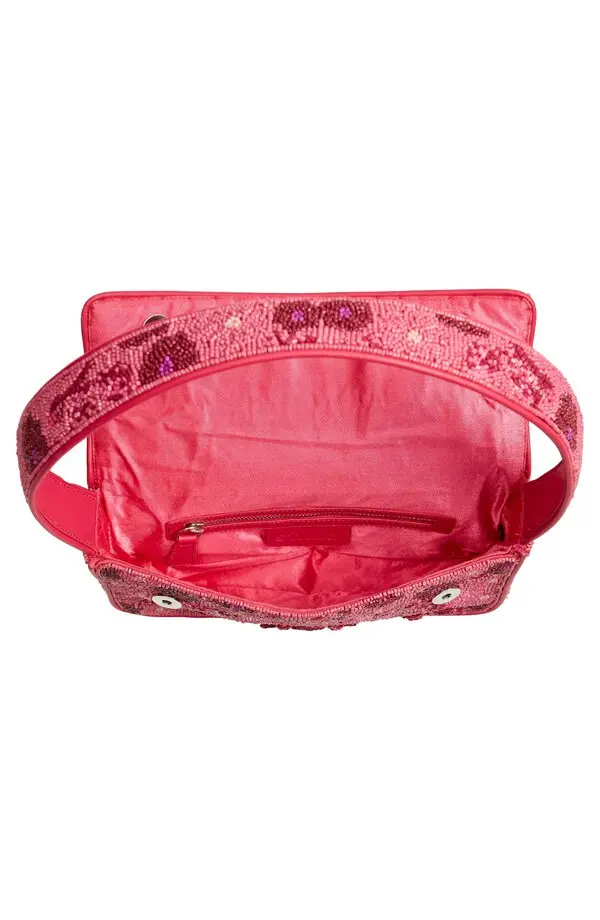 Staud Tommy Beaded Shoulder Bag