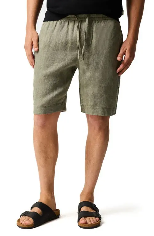 Rodd & Gunn Linen Drawstring Shorts - Kelp