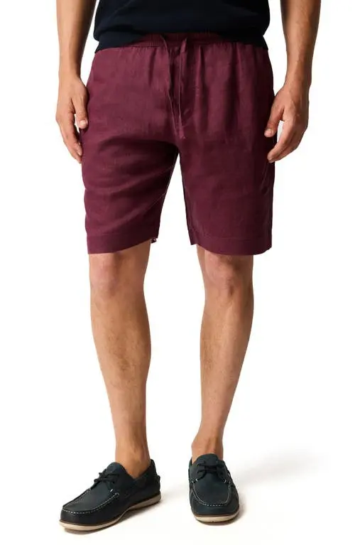 Rodd & Gunn Linen Drawstring Shorts - Oxblood