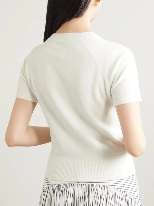 PATOU Jacquard-knit Cotton-blend Sweater