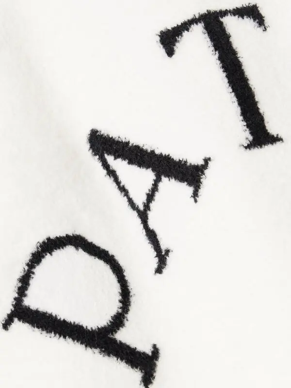 PATOU Jacquard-knit Cotton-blend Sweater