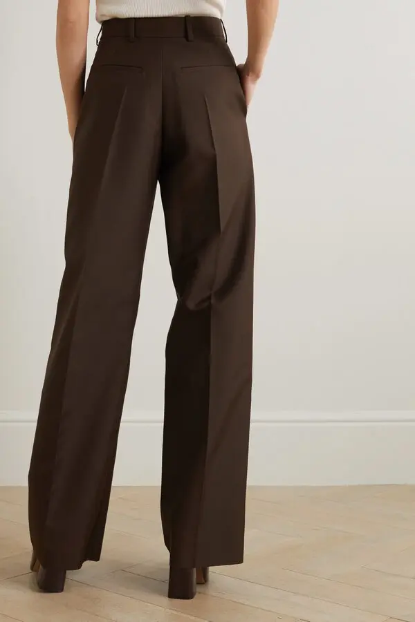 Valentino Garavani Wool Straight-leg Pants