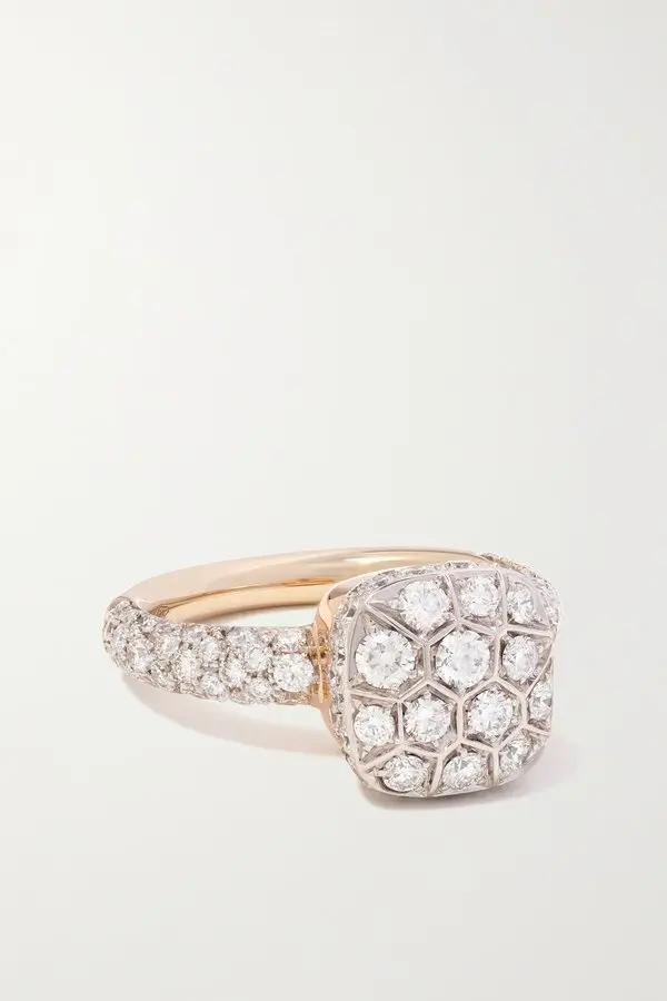 Pomellato Nudo Solitaire 18-karat And Diamond Ring - Gold