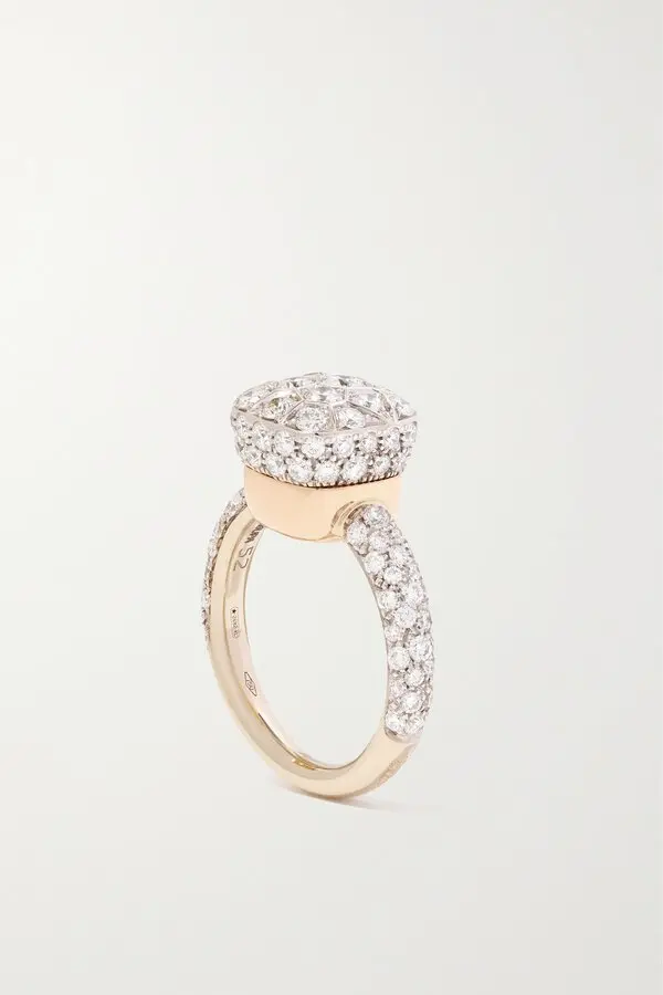 Pomellato Nudo Solitaire 18-karat And Diamond Ring