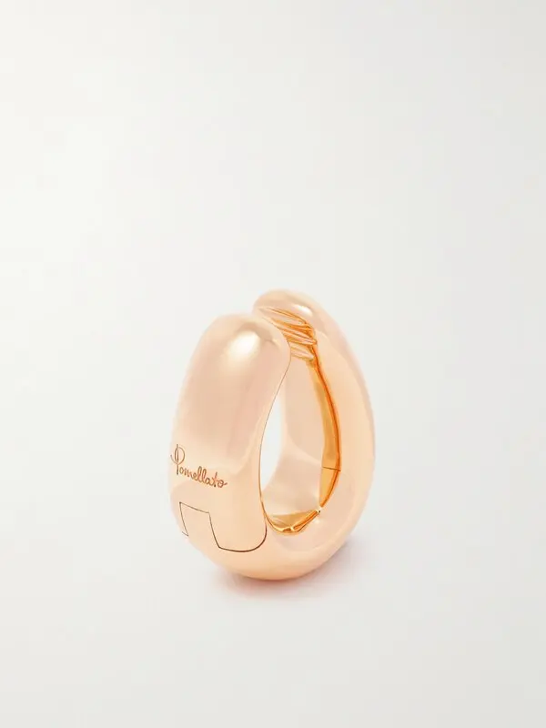 Pomellato Iconica 18-karat Rose Clip Earrings - Gold