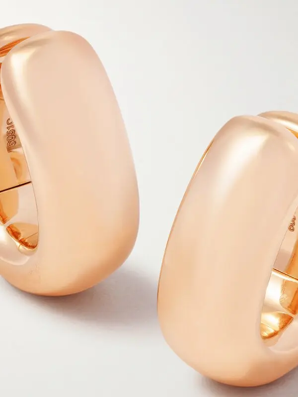 Pomellato Iconica 18-karat Rose Clip Earrings - Gold