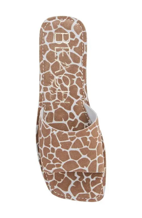 Matisse Bali Suede Slide Sandal - Giraffe