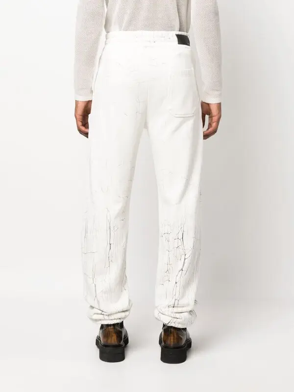Amiri Cracked-print Track Pants