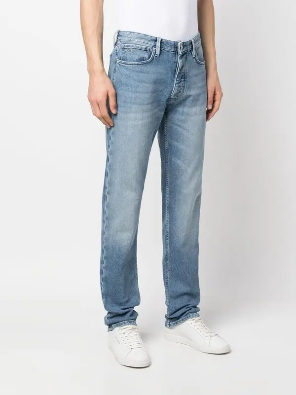 Emporio Armani Mid-rise Straight-leg Jeans