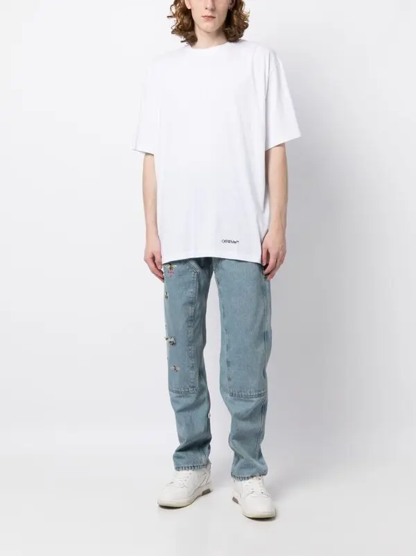 Off-White Scribble Diag Print T-shirt