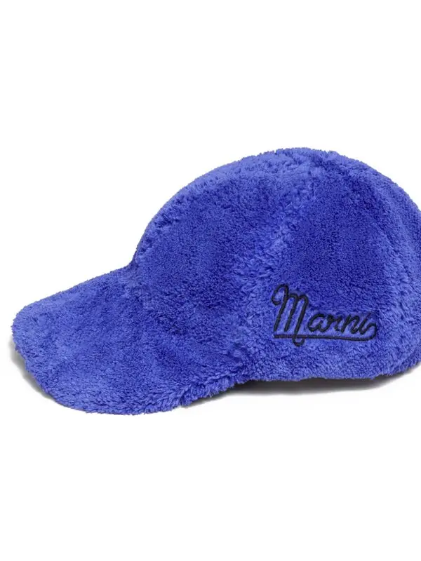 Marni Logo-embroidered Terry-cloth Cap