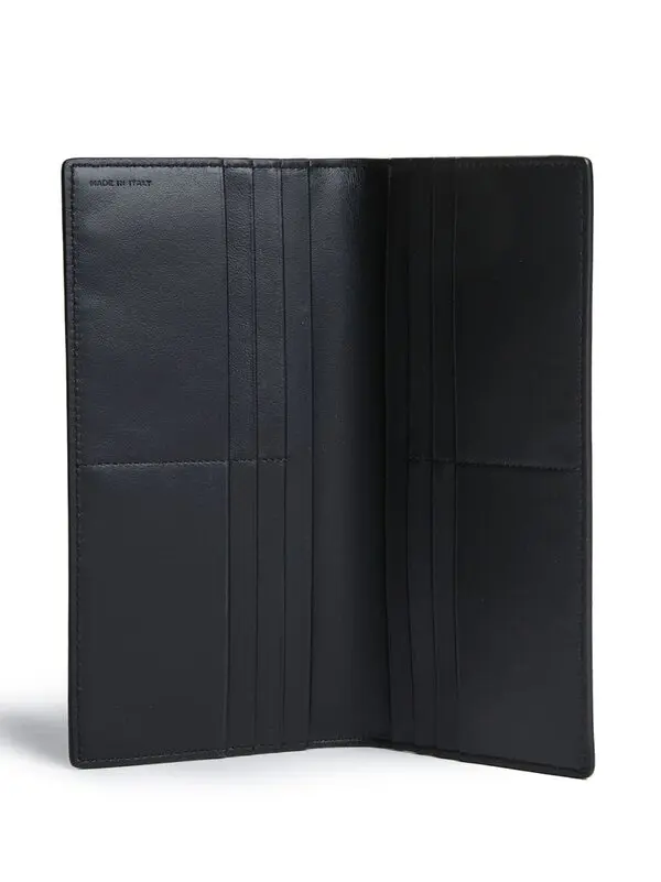 Smythson Panama Slim Bi-fold Leather Wallet