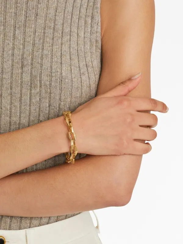 JIMMY CHOO Diamond Chain-link Bracelet - Gold