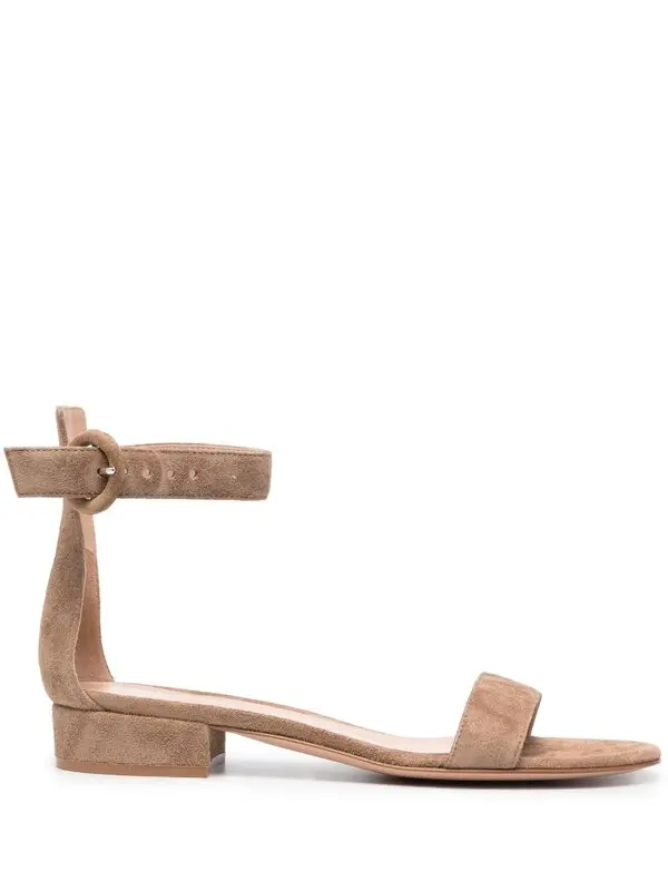 GIANVITO ROSSI Suede Buckle-fastening Sandals