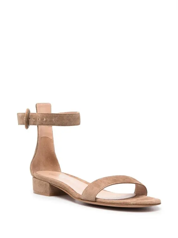 GIANVITO ROSSI Suede Buckle-fastening Sandals