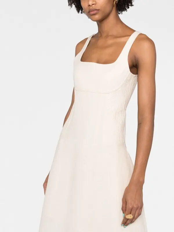 white christmas dresses Chloe Corset Midi Dress