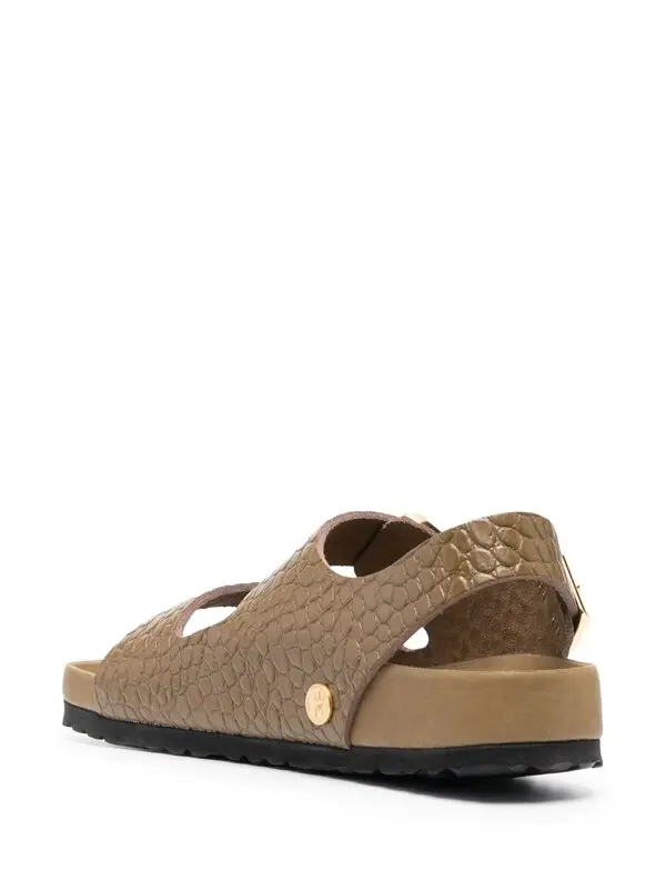 BIRKENSTOCK Crocodile-effect Sandals