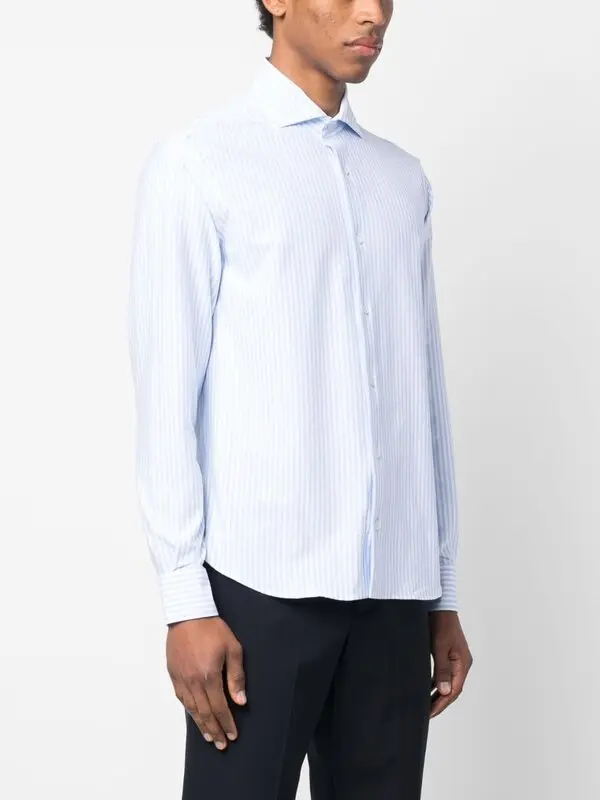 Fedeli Long-sleeve Buttoned Shirt