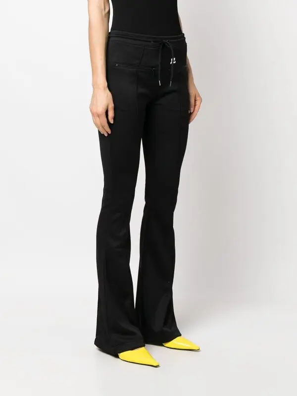 COURREGES Seam-detailing Flared Track Pants