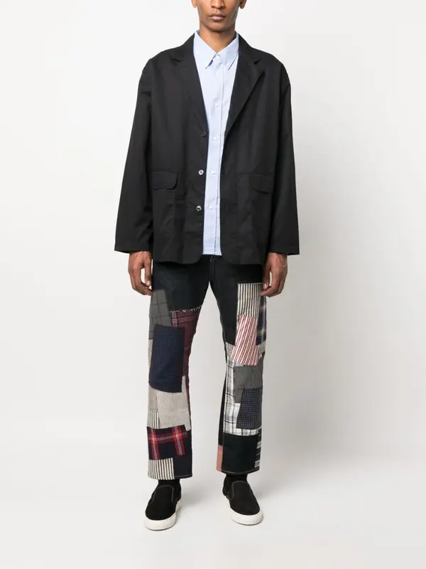Junya Watanabe Patchwork Straight-eg Denim Jeans