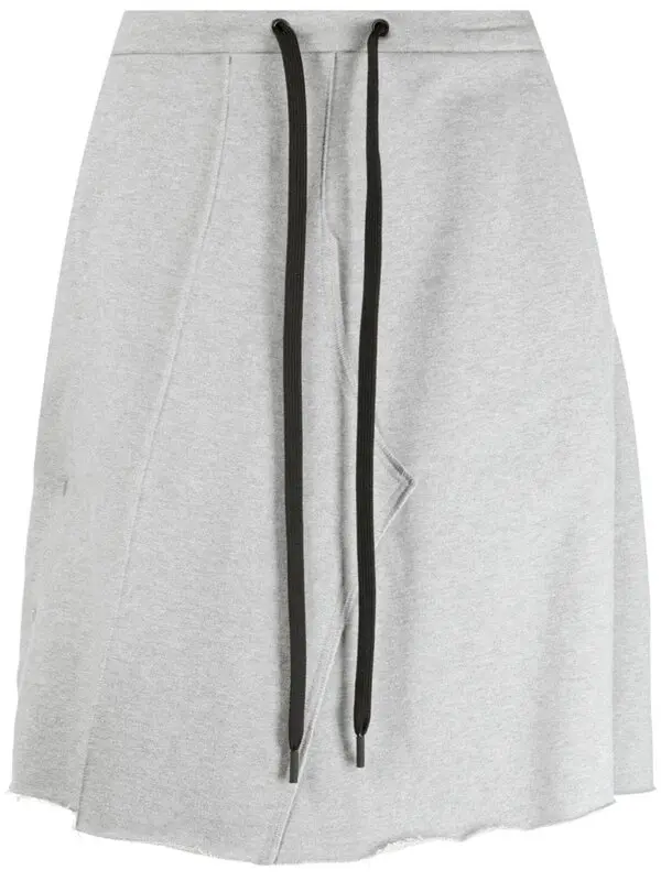 JORDANLUCA Logo-patch Cotton Track Shorts - Grey