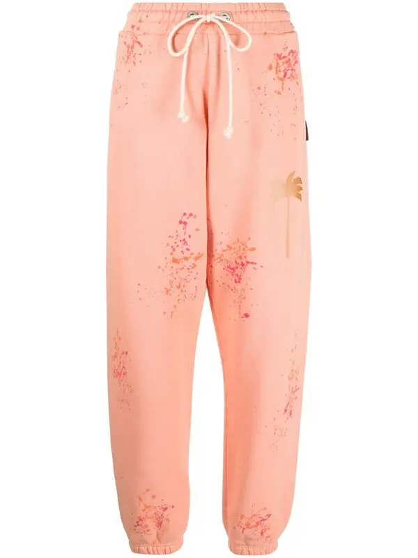 Palm Angels Pxp Paint-splatter Track Pants