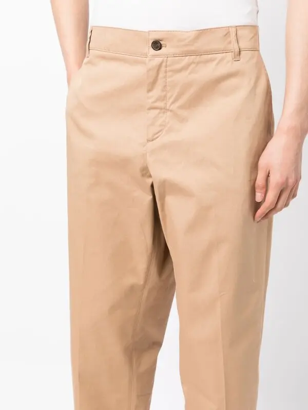 Maison Kitsuné Tailored Straight-leg Trousers - Brown