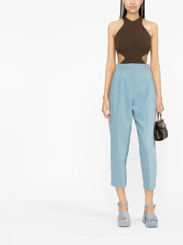 Elisabetta Franchi Cropped Tailored Trousers