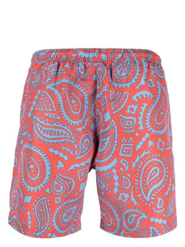 COUNTY OF MILAN Paisley-print Swim Shorts