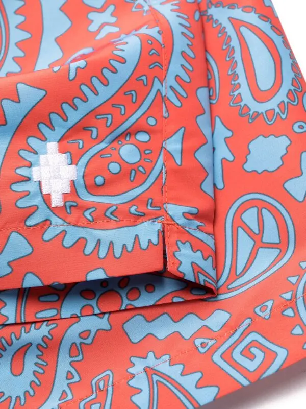 COUNTY OF MILAN Paisley-print Swim Shorts