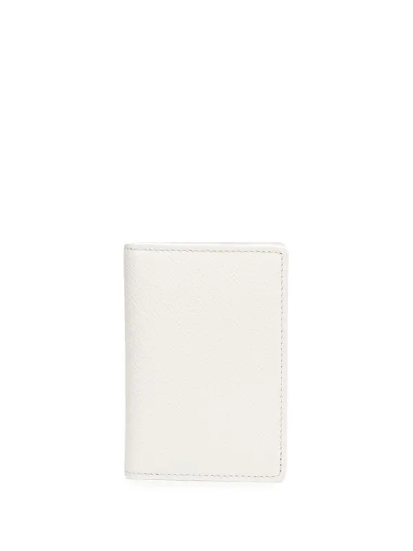 MAISON MARGIELA Four-stitch Leather Card Holder - White
