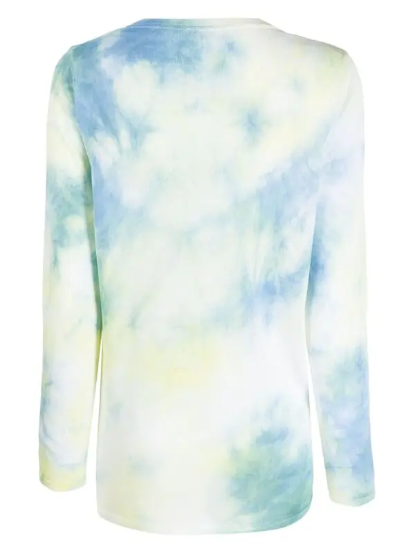 LE TRICOT PERUGIA Tie-dye Long-sleeve Top
