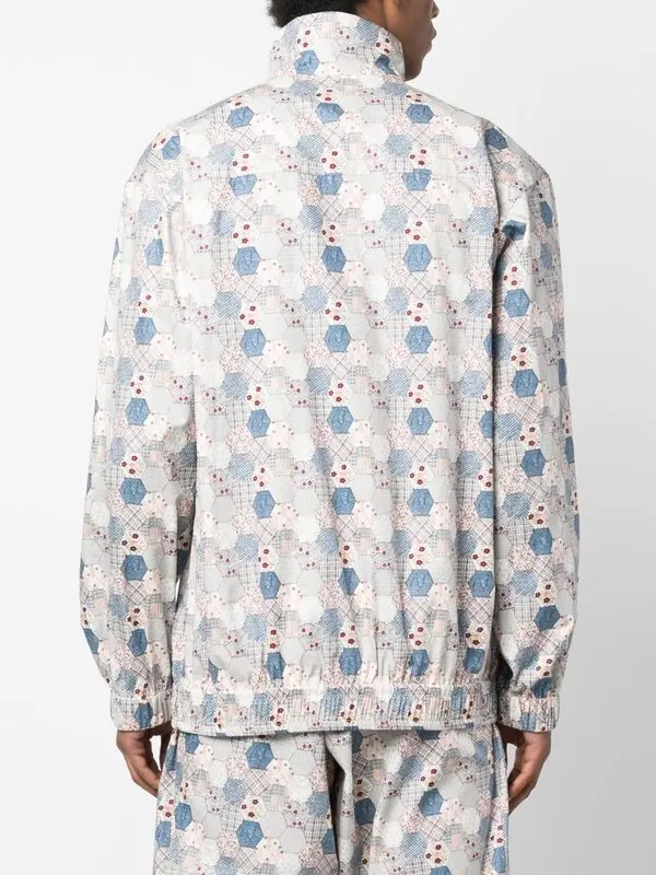CHLOE NARDIN Geometric-pattern Lightweight Jacket