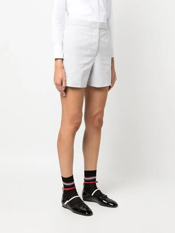 Thom Browne Striped Tailored Shorts - Grey