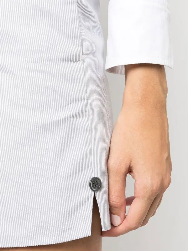 Thom Browne Striped Tailored Shorts - Grey