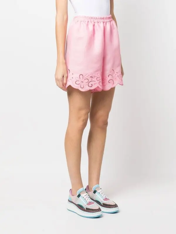 Moschino Lace-trimmed Shorts
