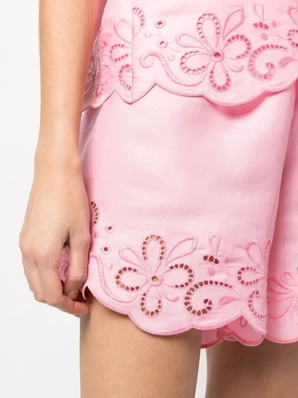 Moschino Lace-trimmed Shorts